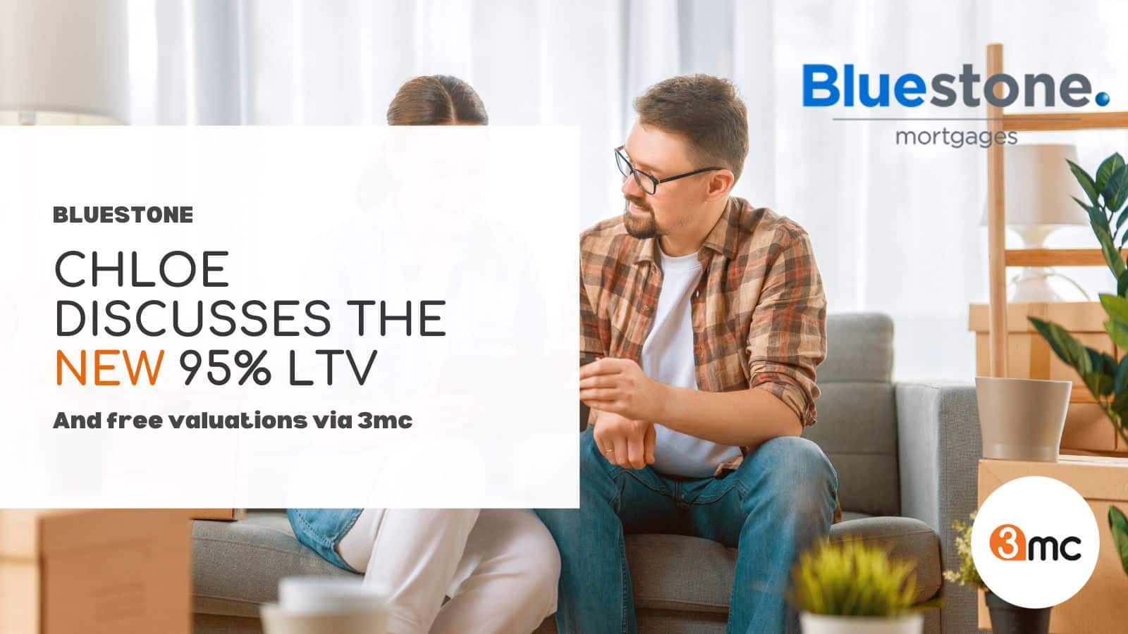 Chloe from Bluestone discusses the new 95% LTV and free valuations via ...